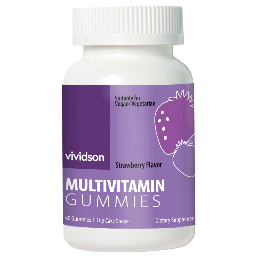 Vegan Multivitamin Gummies-Strawberry Flavor – Vividson Research